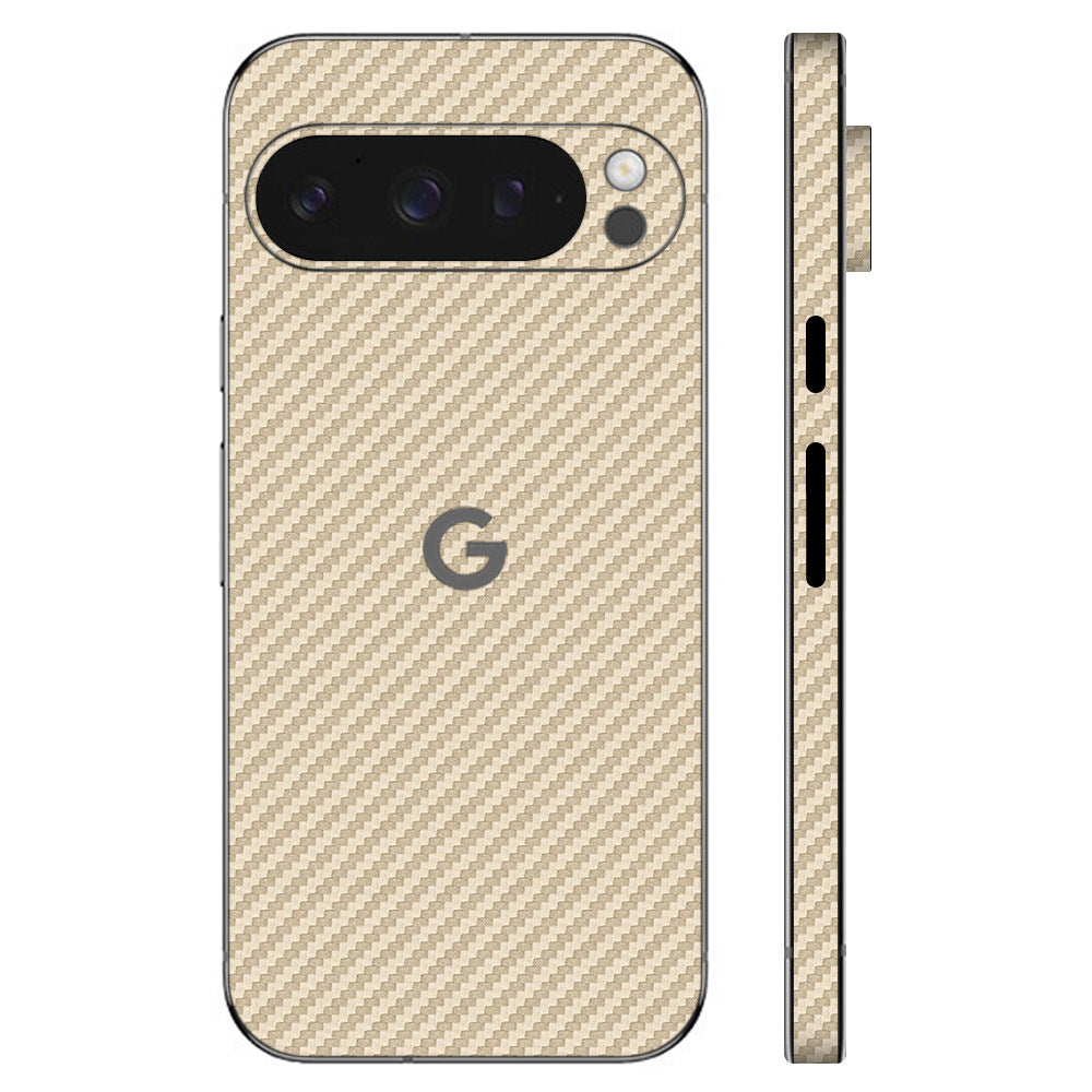 スキンシール Pixel10 Pro XL ゴールドカーボン – wraplus