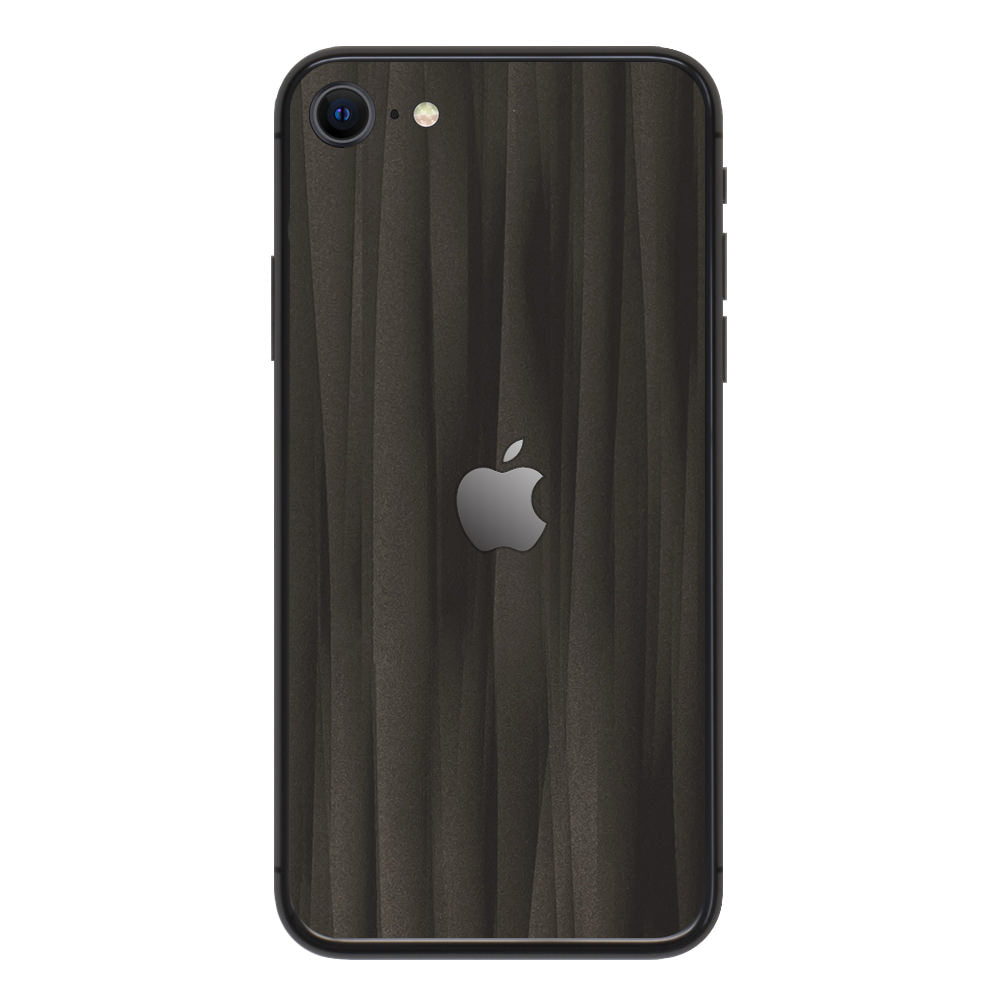 スキンシール iPhoneSE 第2世代 第3世代 ブラックアブストラクト 背面カバー – wraplus