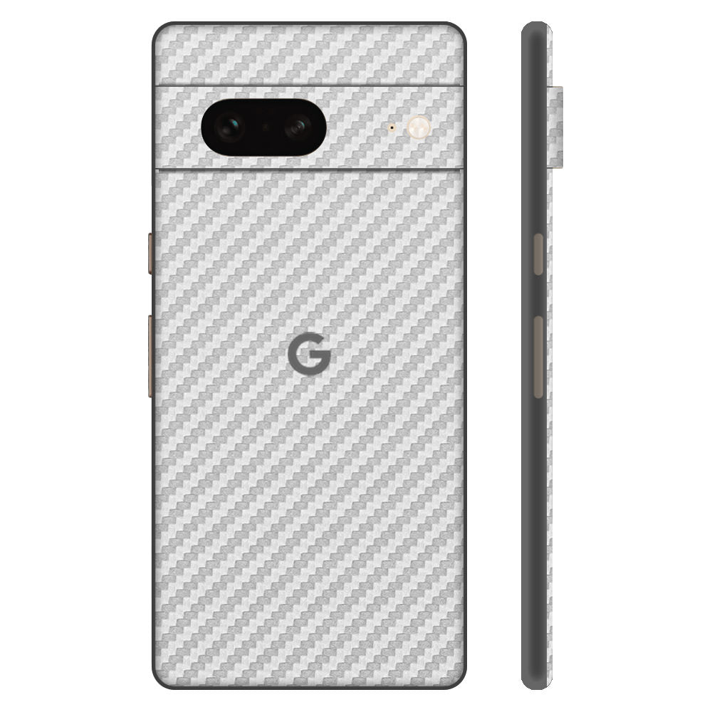 スキンシール Pixel8a シルバーカーボン 背面カバー – wraplus