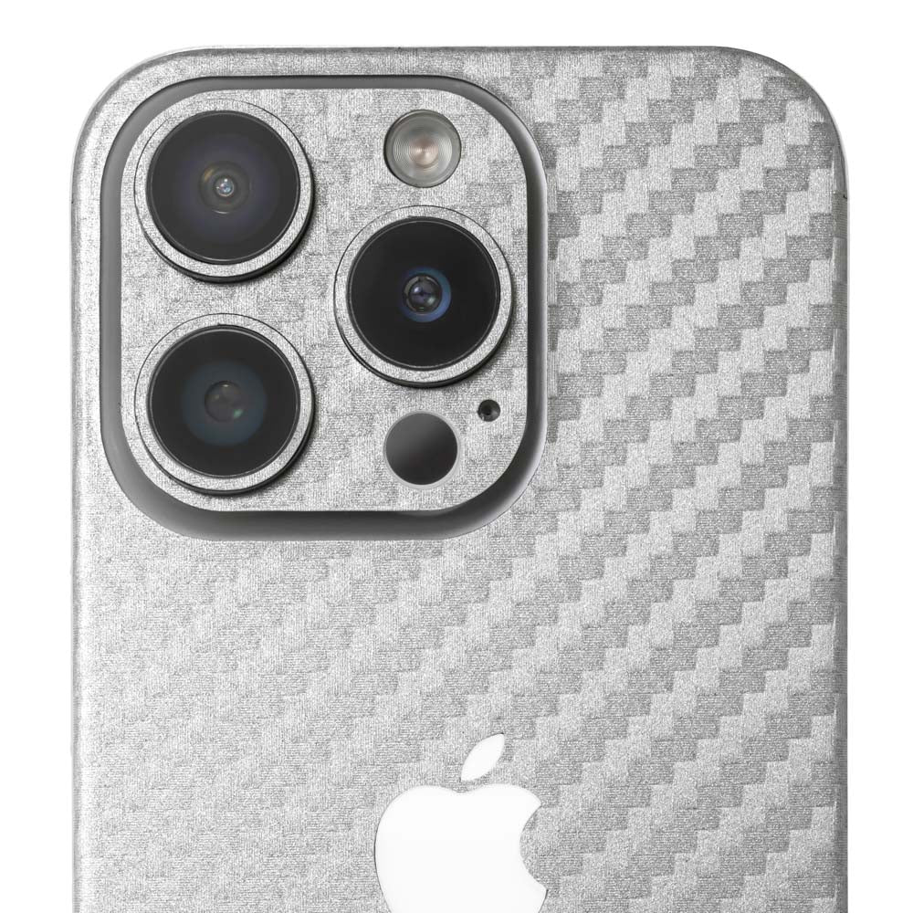 スキンシール iPhone15 Pro Max シルバーカーボン – wraplus